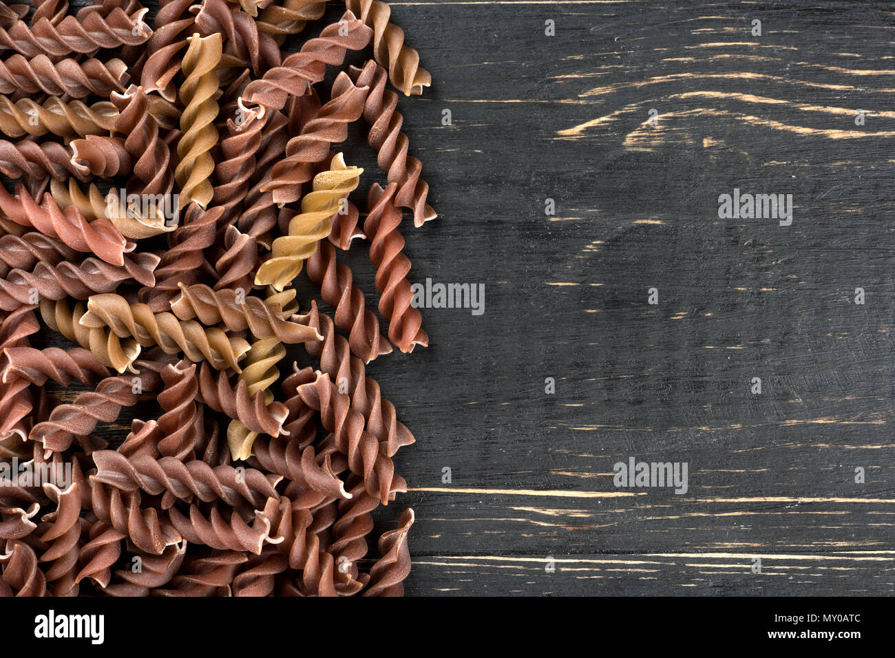 Whole grain dark pasta hi-res stock photography and images - Alamy