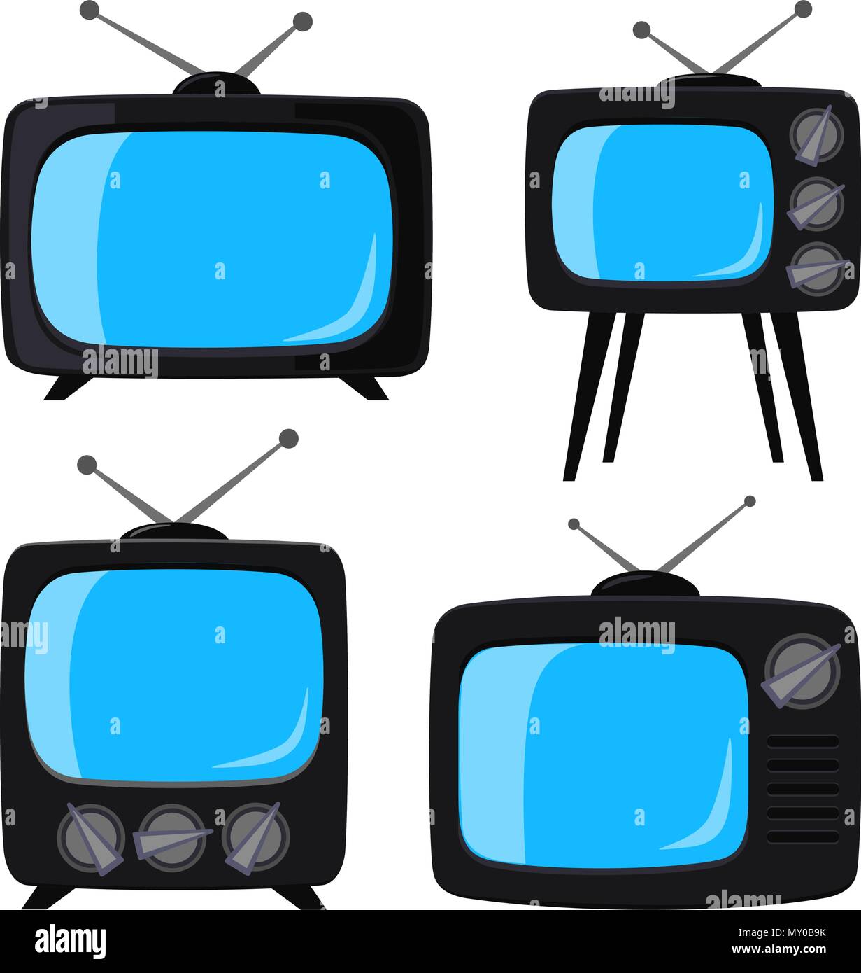 Retro Tv Set High Resolution Stock Photography and Images - Alamy