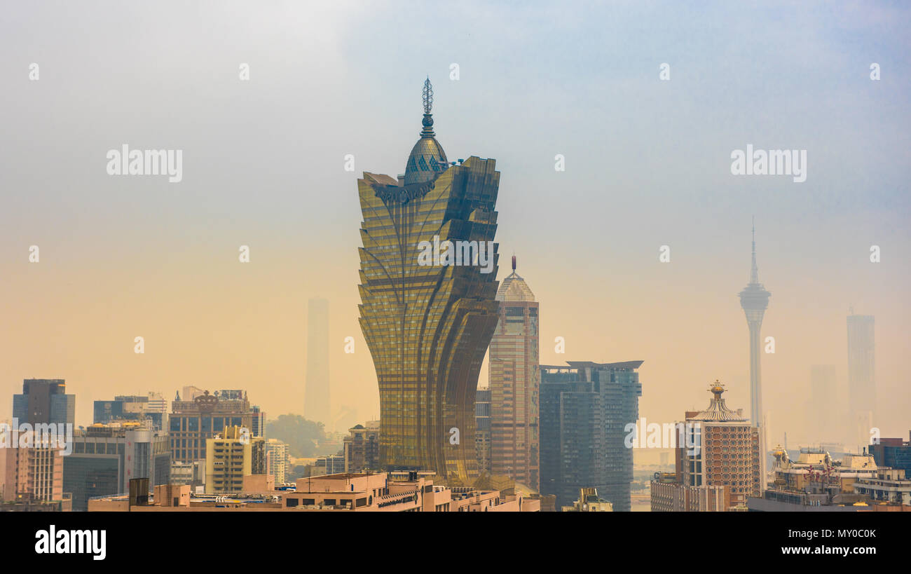 Macau skyline hi-res stock photography and images - Alamy