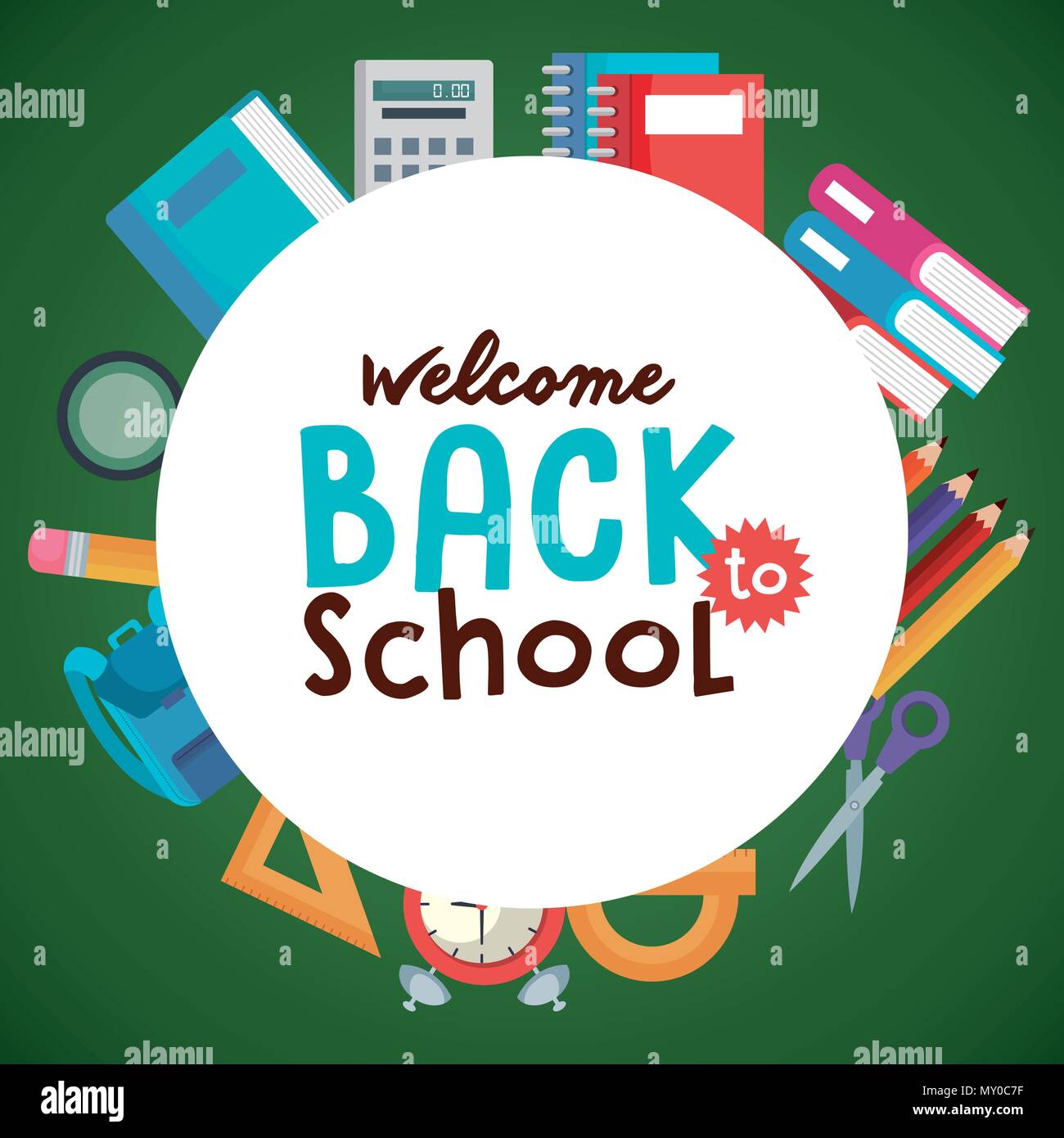 Welcome back school math class hi-res stock photography and images - Alamy