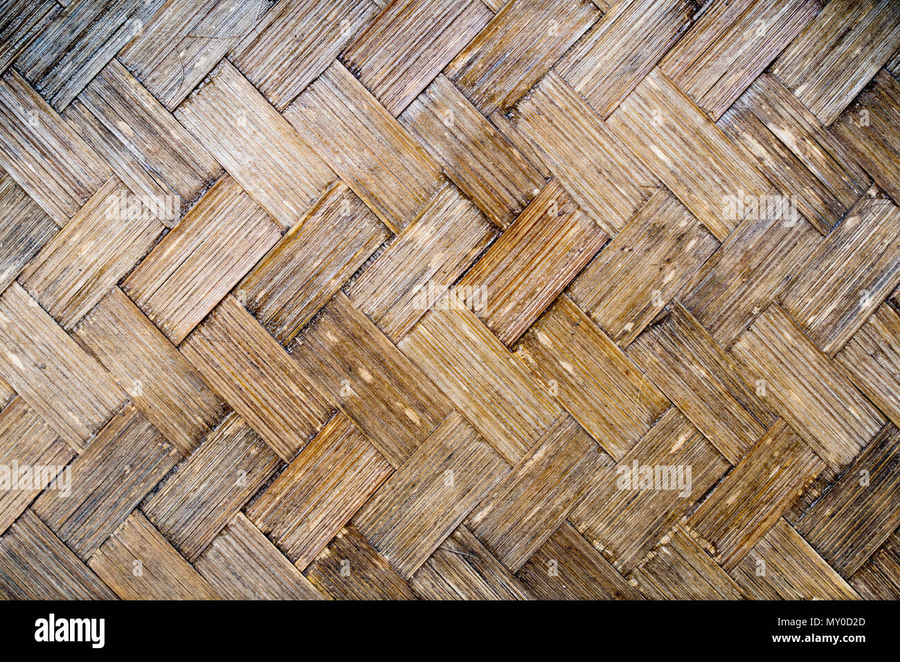 Grunge bamboo weave pattern Stock Photo - Alamy
