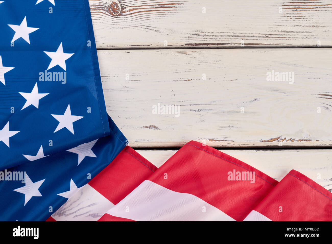 Border from flag of United States of America. American flag on wooden ...
