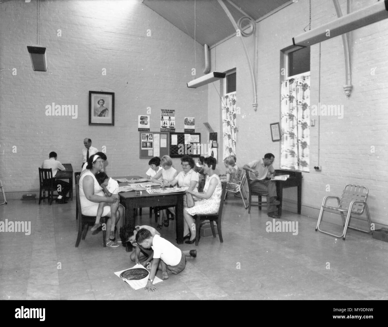 Recreation Room at Yungaba Migrant Hostel, 16 November 1967. From the ...