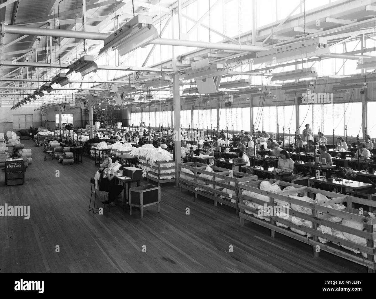 Stirling Henry Ltd clothing factory, Whinstanes, 1953. Stirling Henry ...