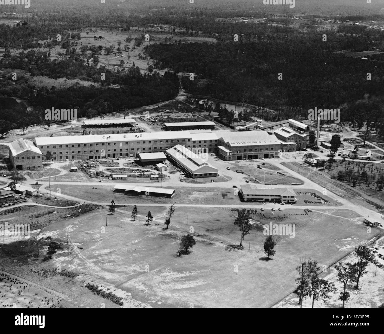 Australian Paper Manufacturers, Petrie, 1957. The Petrie paper mill was ...