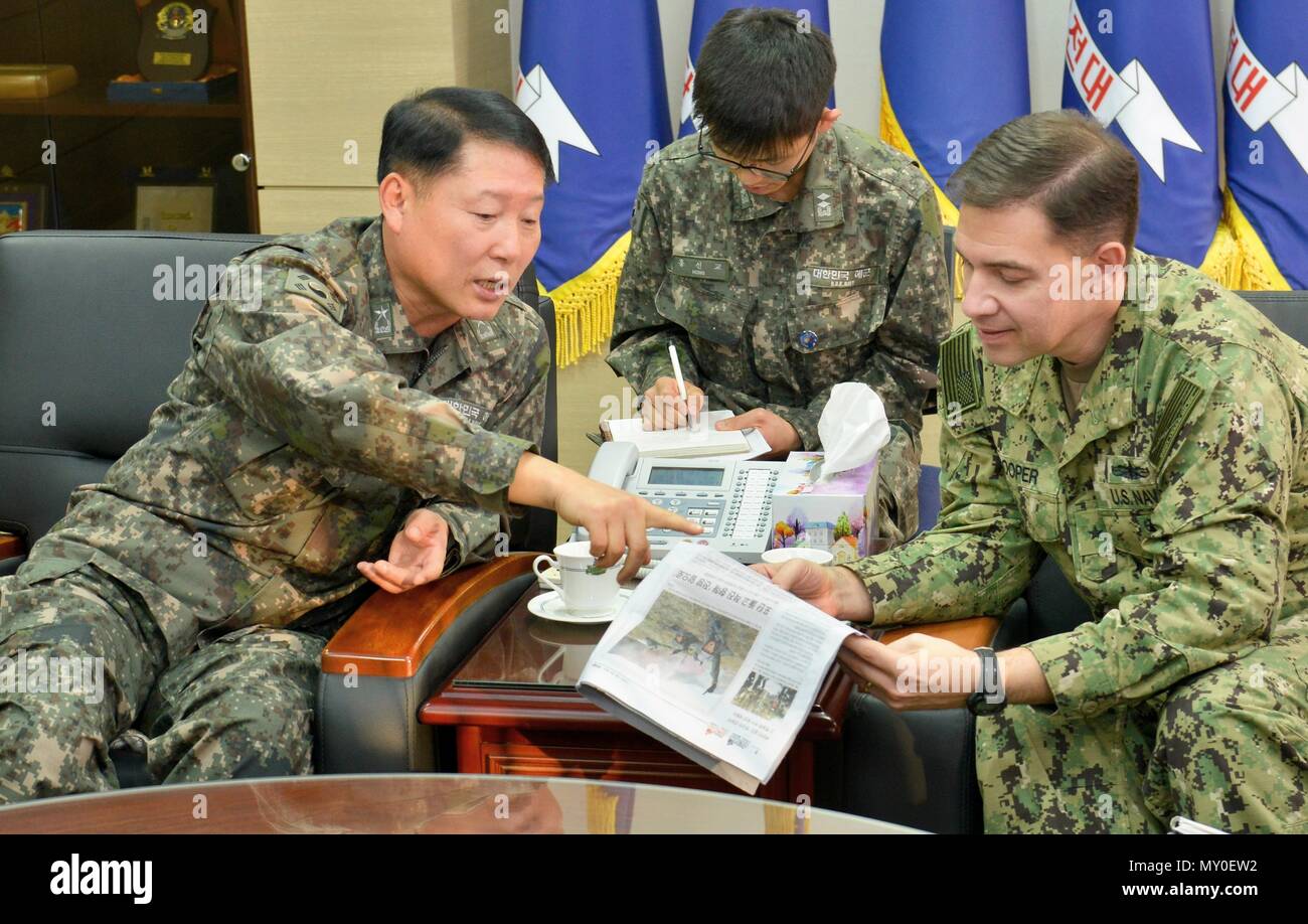 CHINHAE, Republic of Korea (Dec. 20, 2016) Rear Adm. Brad Cooper ...