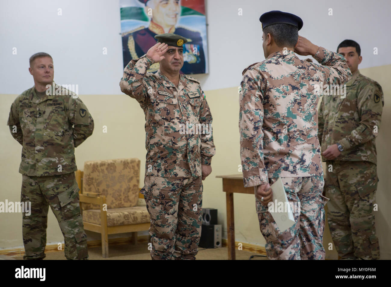 AMMAN (December 15, 2016) -- A Jordanian Armed Forces Non-Commissioned ...