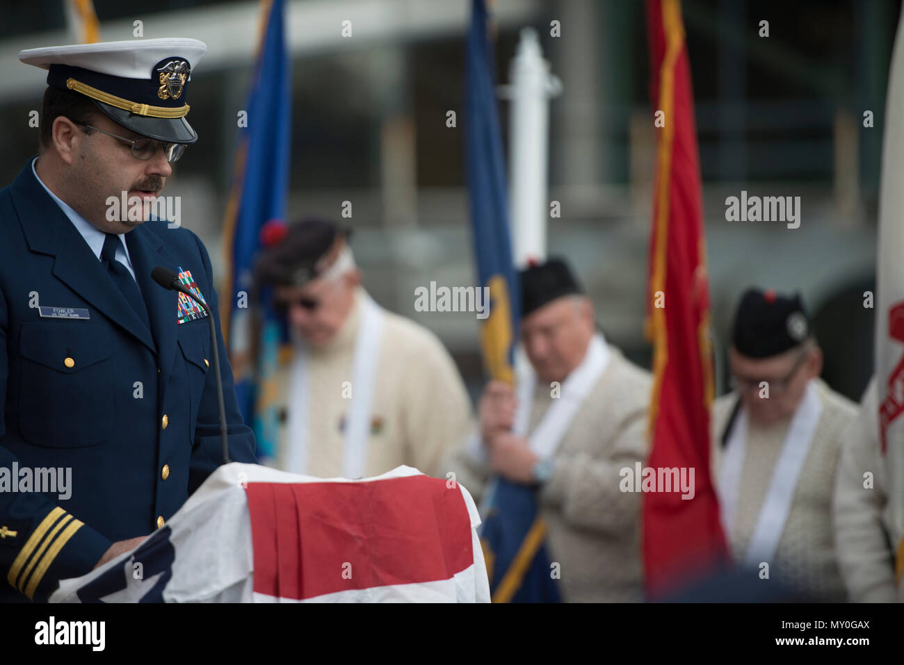 Lt. Cmdr. Todd Fowler, chaplain at Coast Guard Sector Maryland-National ...