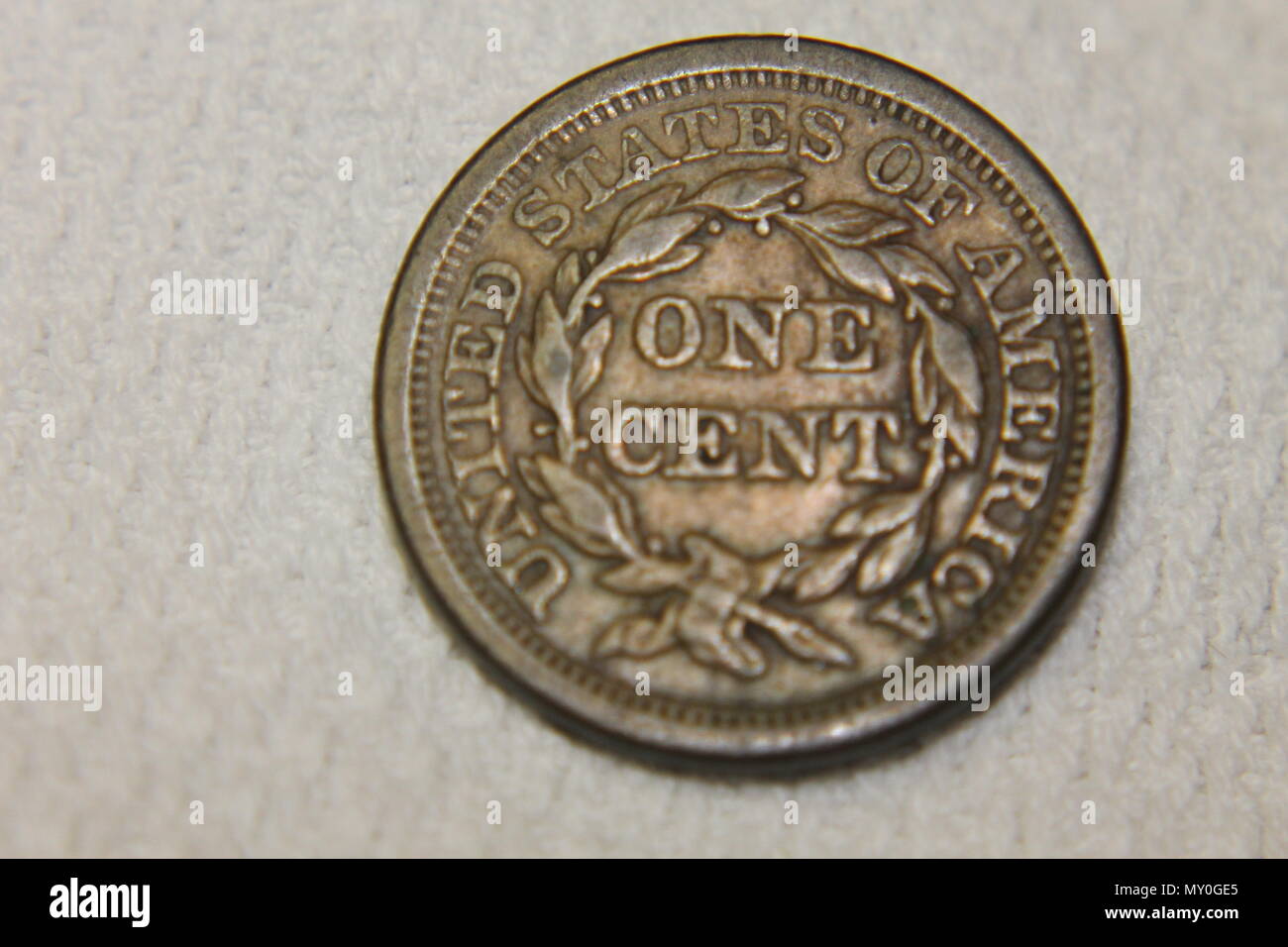 Back Of A Large Penny