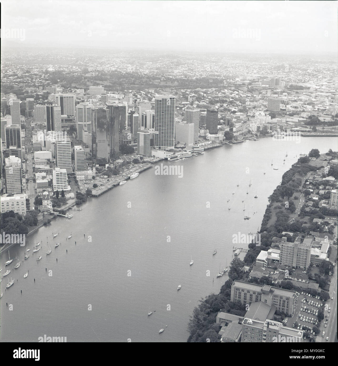 Brisbane River, 11 March 1987 Stock Photo - Alamy