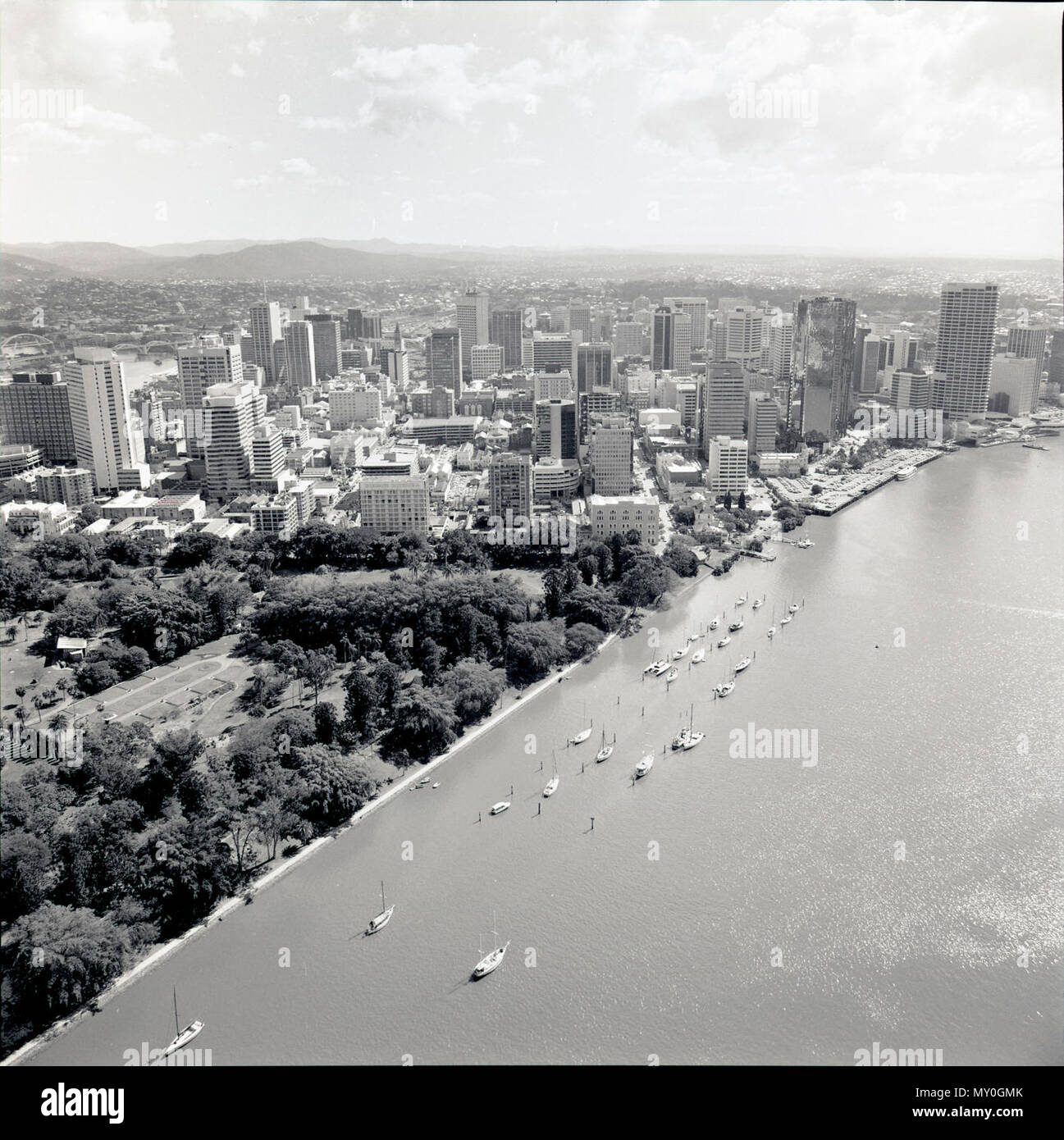 Brisbane skyline historical hi-res stock photography and images - Alamy
