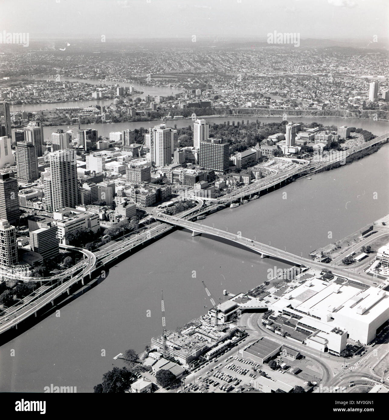 Brisbane skyline historical hi-res stock photography and images - Alamy