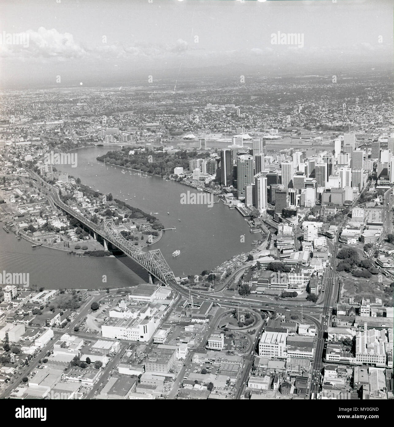 Brisbane skyline historical hi-res stock photography and images - Alamy