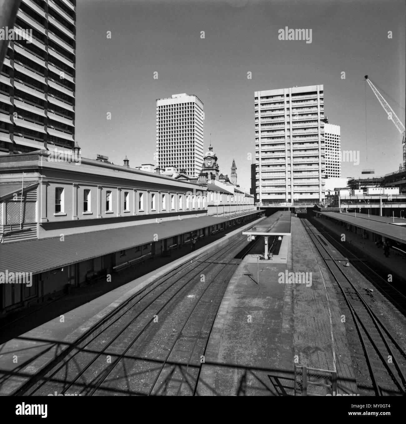 Central railway station, Brisbane, c 1973. From the Queensland Heritage ...