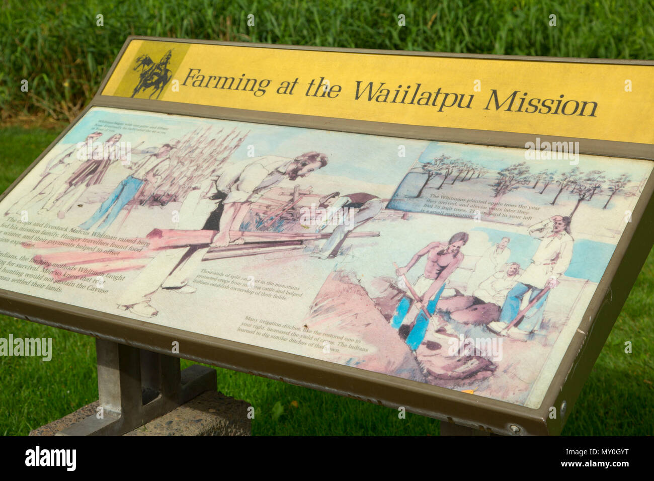 Whitman mission national historic site hi-res stock photography and ...