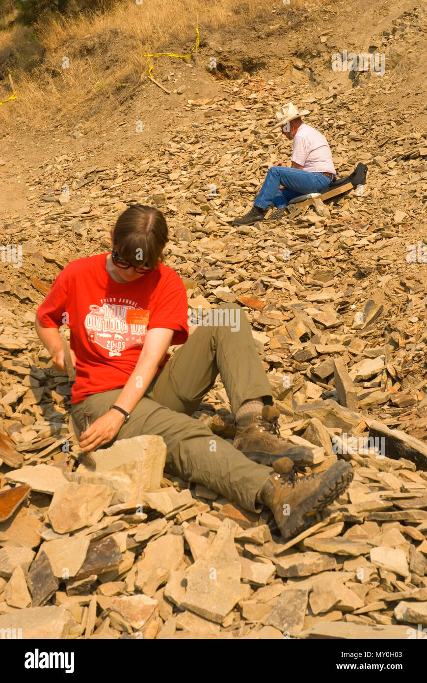 Fossil digging, Stonerose Interpretive Center and Eocene Fossil Site ...
