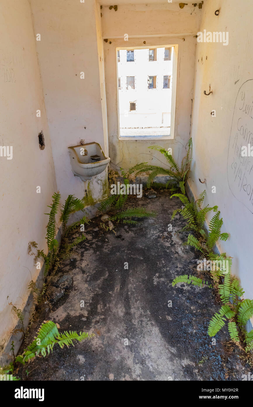 Interior view of the Presidio Modelo, Model Prison, built in the late ...