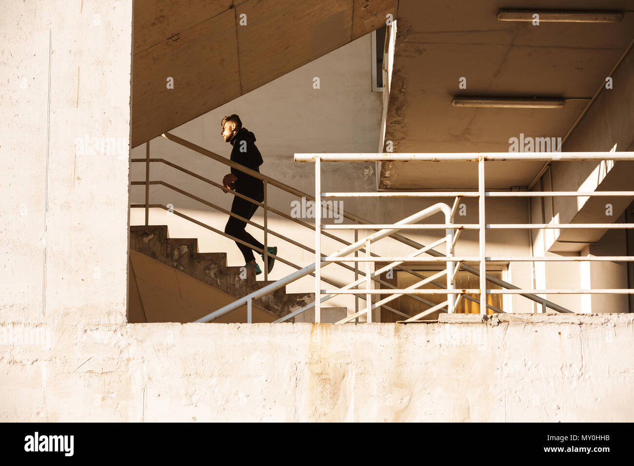 Male Running Up Stairs High Resolution Stock Photography and Images - Alamy