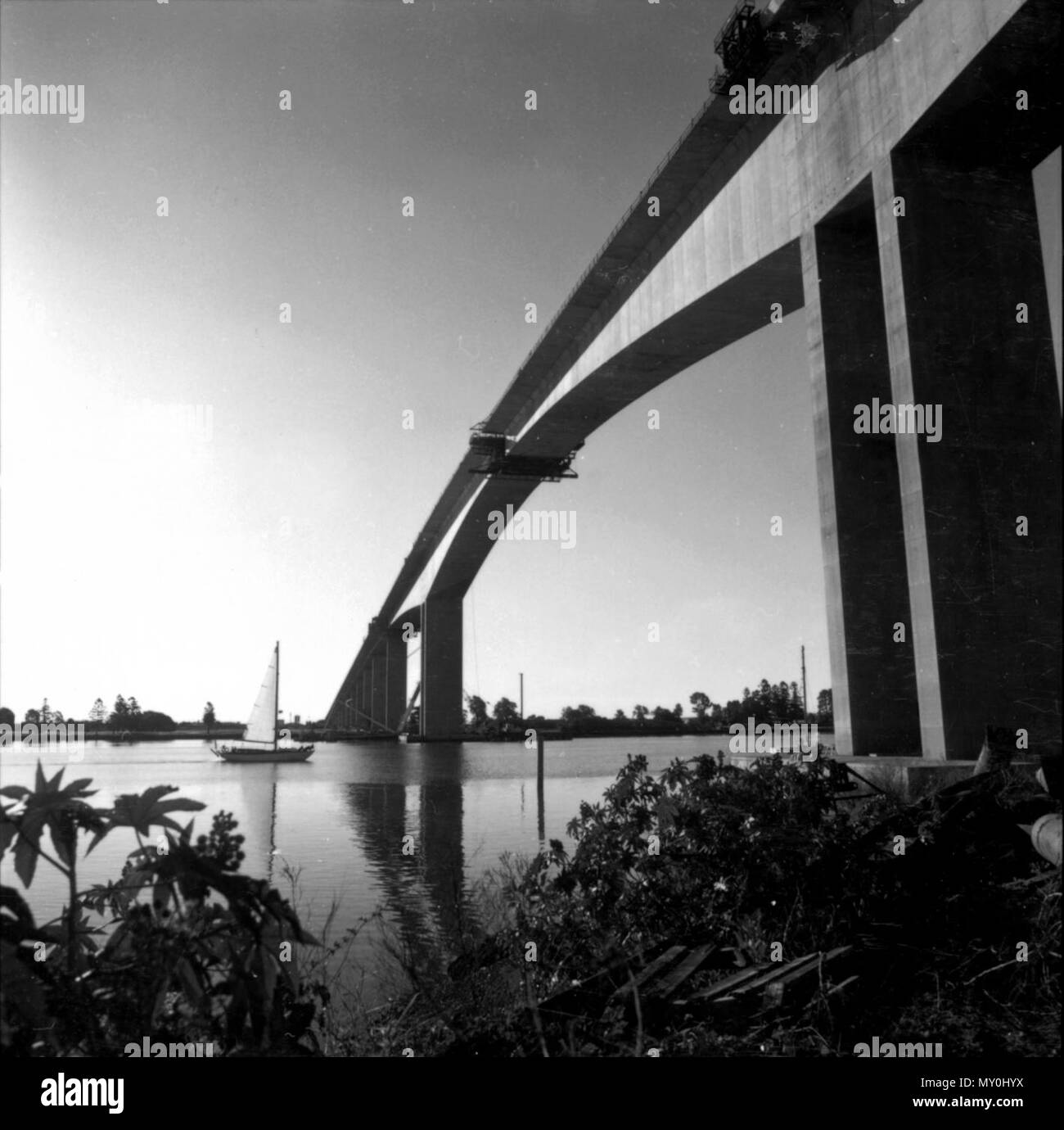 General view of Gateway Bridge from southern side, 29 June. The Gateway ...