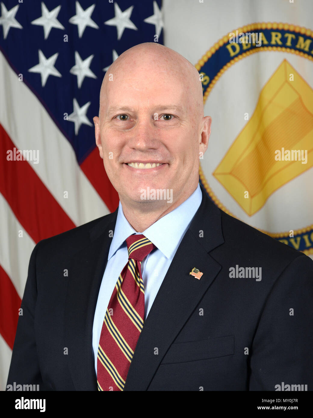 James A Worm, Director, J8, U.S. Southern Command, poses for his ...