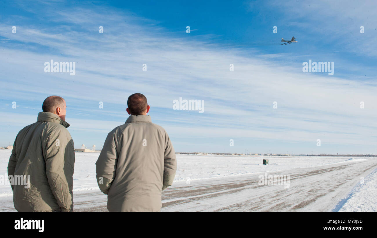 (From left) Maj. Gen. Thomas Bussiere, 8th Air Force commander, and Lt ...