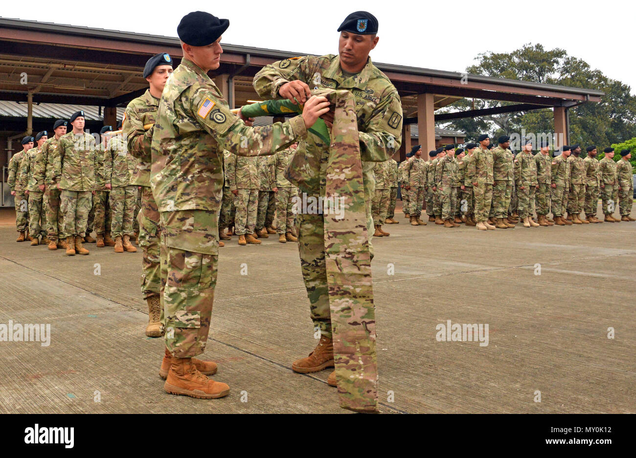 SCHOFIELD BARRACKS, Hawaii- Company Commander Capt. Joseph Price and ...