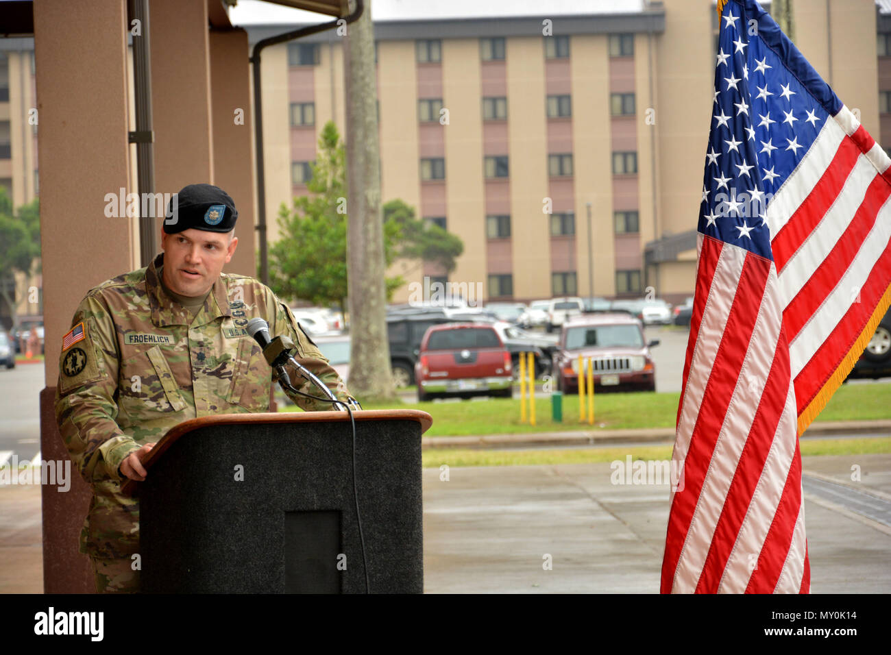 SCHOFIELD BARRACKS, Hawaii- Lt. Col. Chad Froehlich, commander, 728th ...