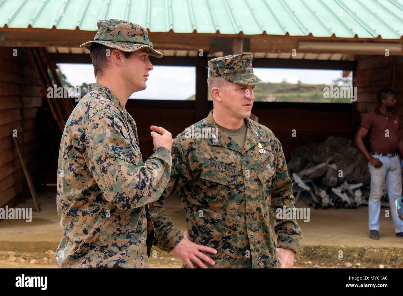 U.S. Marine Corps 1st Lt. Conor Campbell, a theater security ...