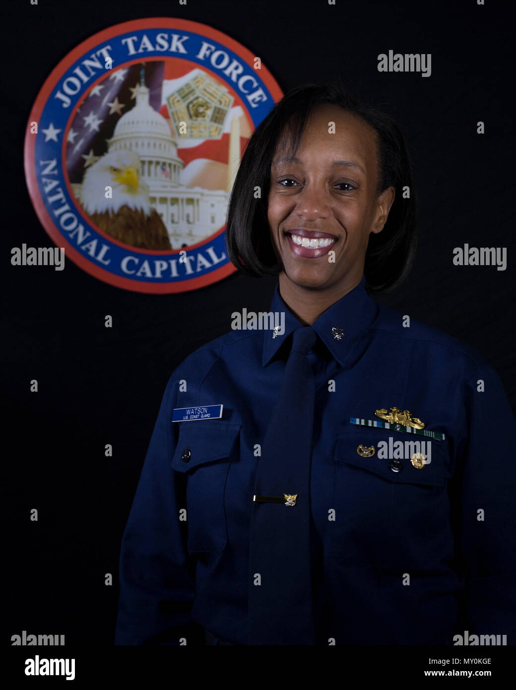 U.S. Coast Guard Cdr. Michelle Watson, a Calumet City, Illinois native ...