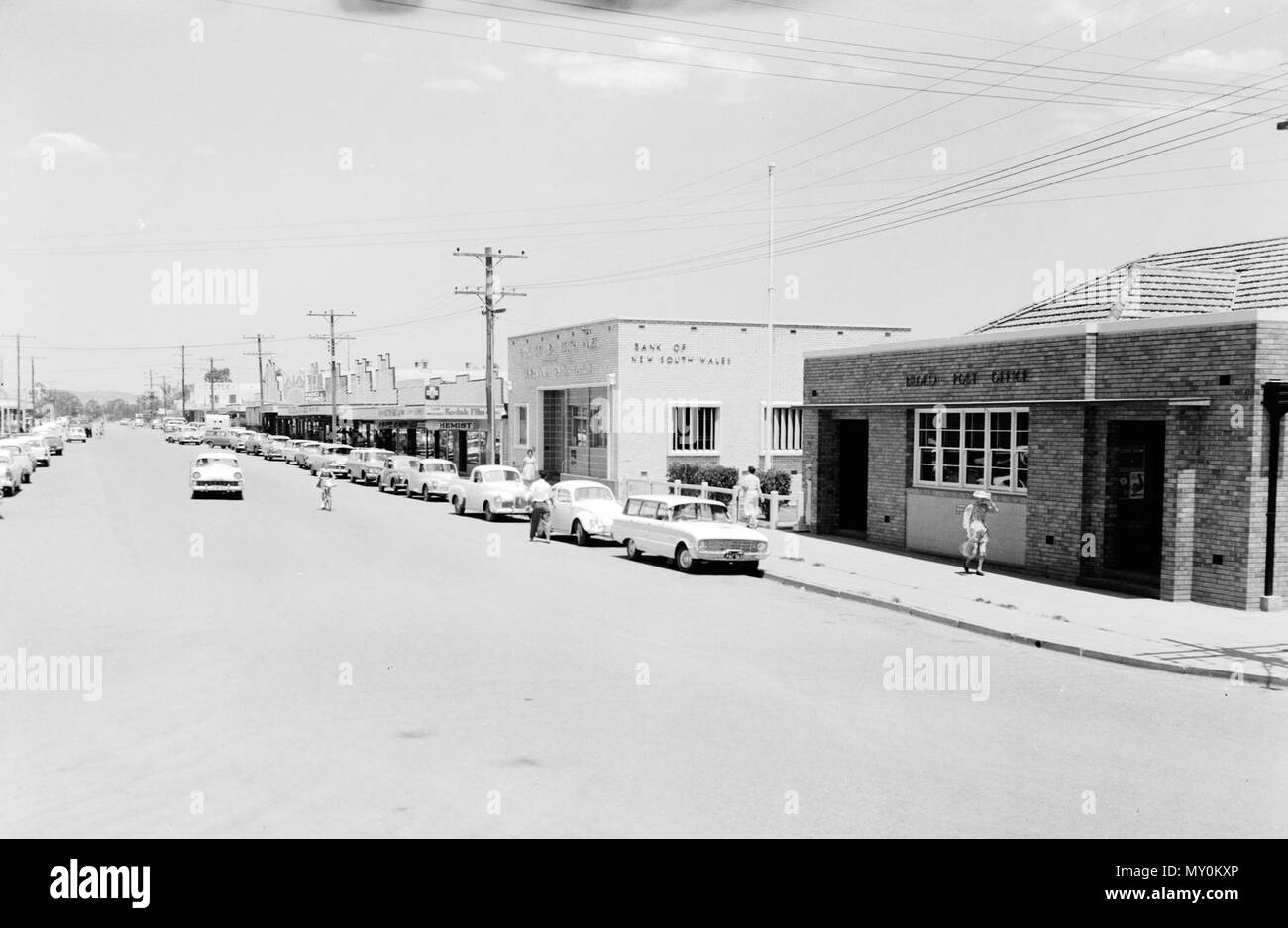 Kariboe Street, Biloela, c 1962. The town of Biloela was gazetted in ...