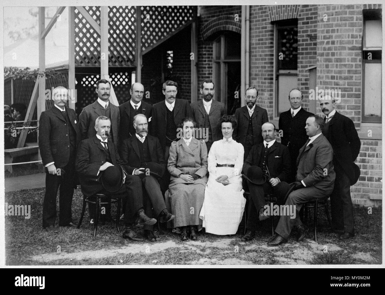 Lady Lamington Hospital staff, c 1900. Although originally captioned as ...