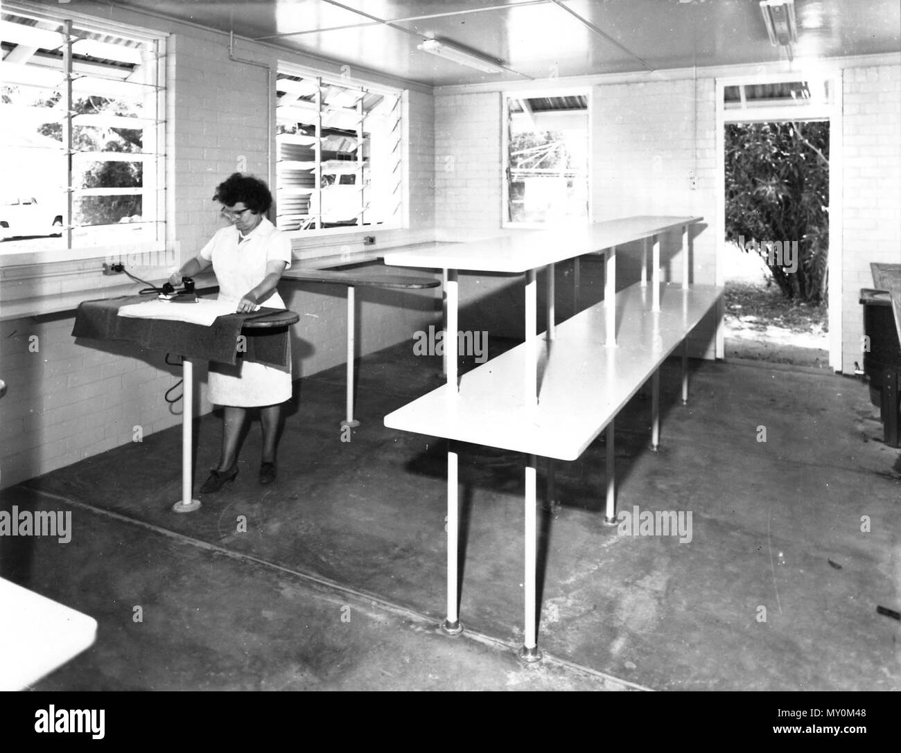 Laundry at Yungaba Migrant Hostel, 16 November 1967. From the ...