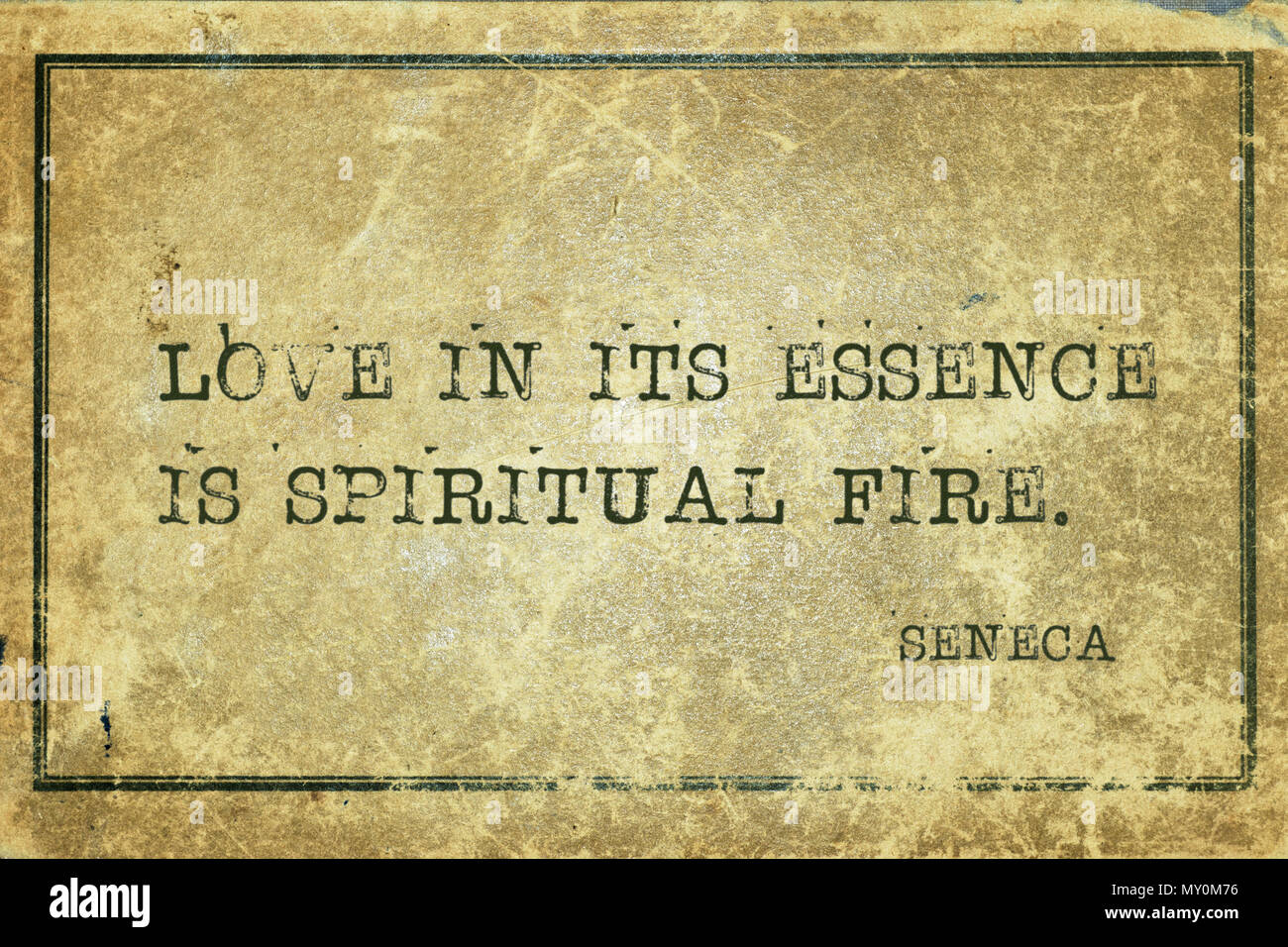 Love in its essence is spiritual fire - ancient Roman philosopher ...