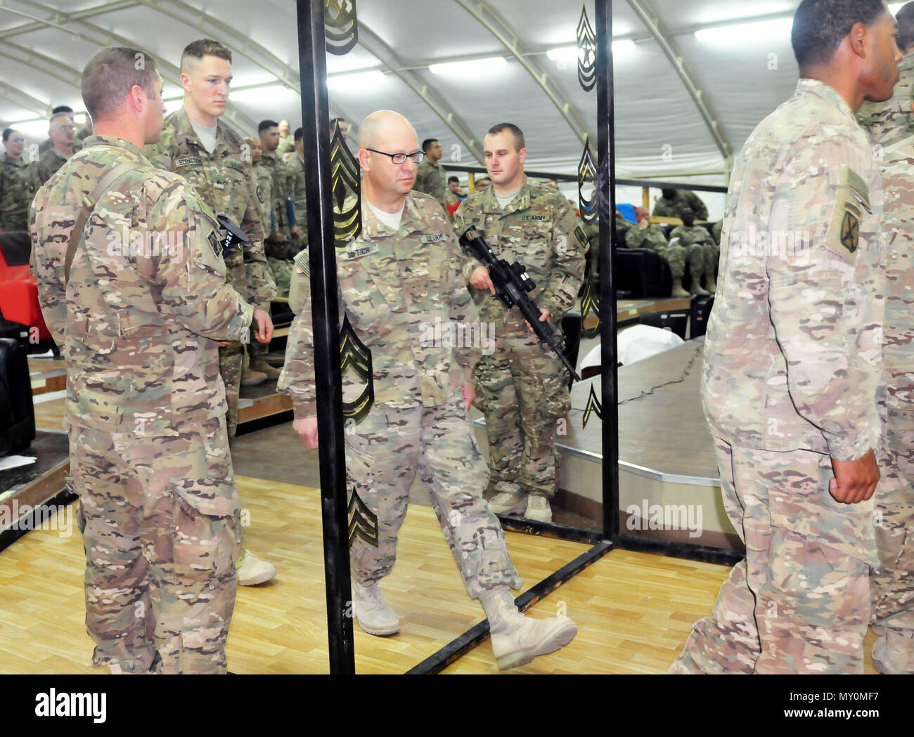 A Soldier ceremonially stepped through the Non-Commissioned Officer ...