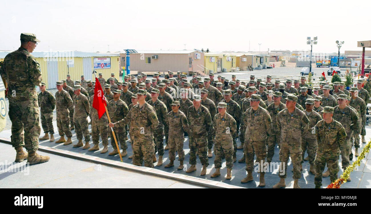 Commander of the 863rd Engineer Battalion, Lt. Col. James Feaster ...