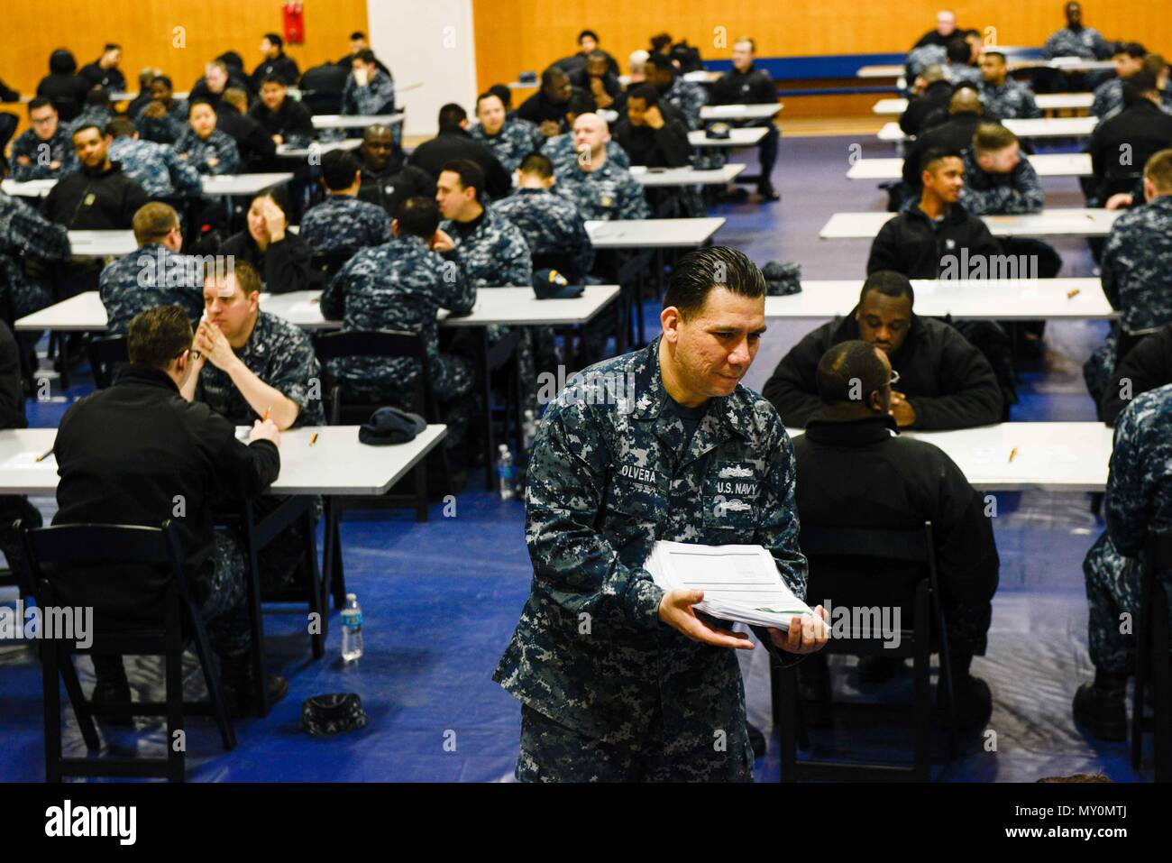 YOKOSUKA, Japan (March 2, 2017) Personnel Specialist 1st Class David ...