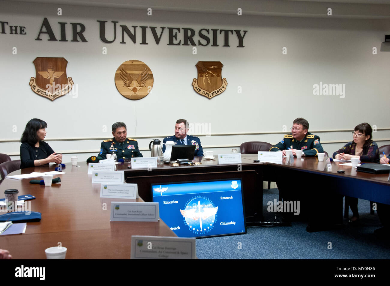 Maxwell AFB, Ala. - Major General Timothy Leahy, Commander, LeMay ...