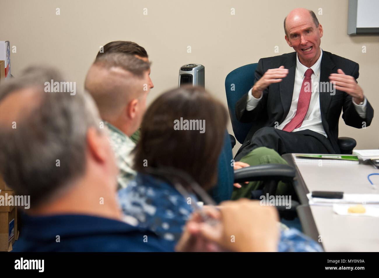 Maxwell AFB, Ala. - Ambassador Daniel Shields joins joint service and ...