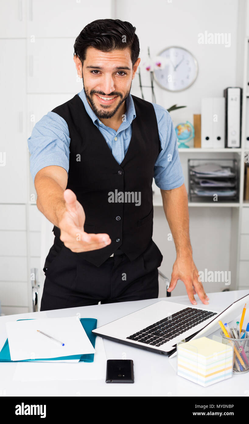 Meet client communication hi-res stock photography and images - Alamy