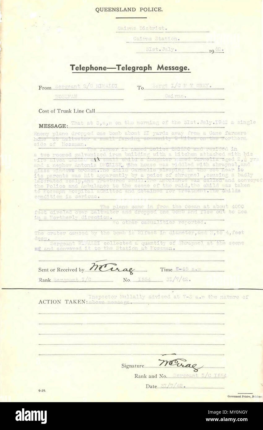 Telegram 1940s hi-res stock photography and images - Alamy