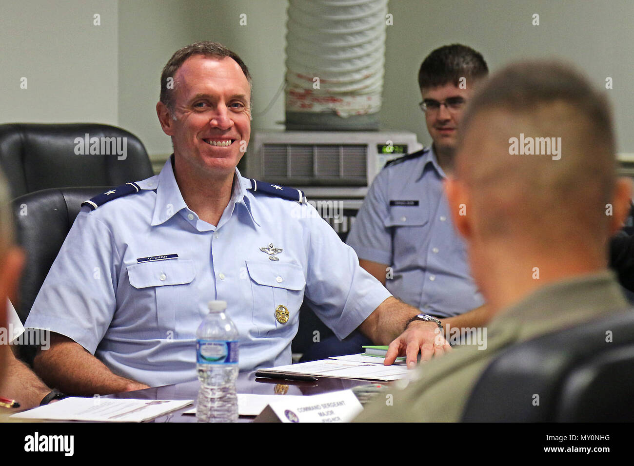 U.S. Air Force Brig. Gen. George Degnon, deputy commanding general ...