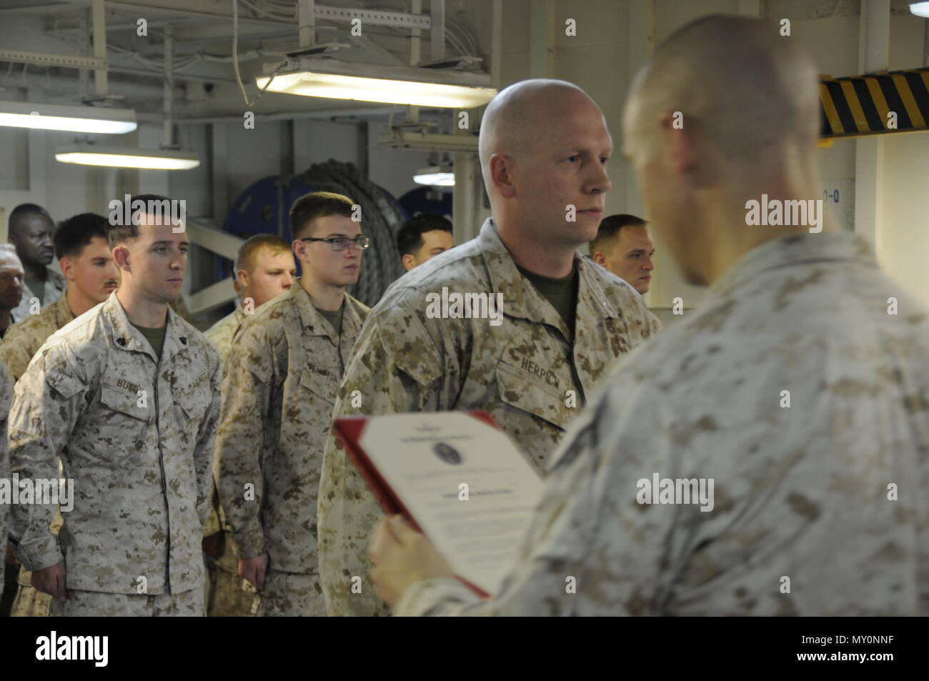 Capt. Dakota Herpich gets promoted to his current rank July 1, 2017 ...