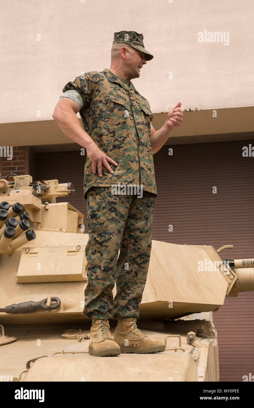 U.S. Marine Corps Sgt. Maj. Alex M. Dobson, sergeant major, 2nd Marine ...