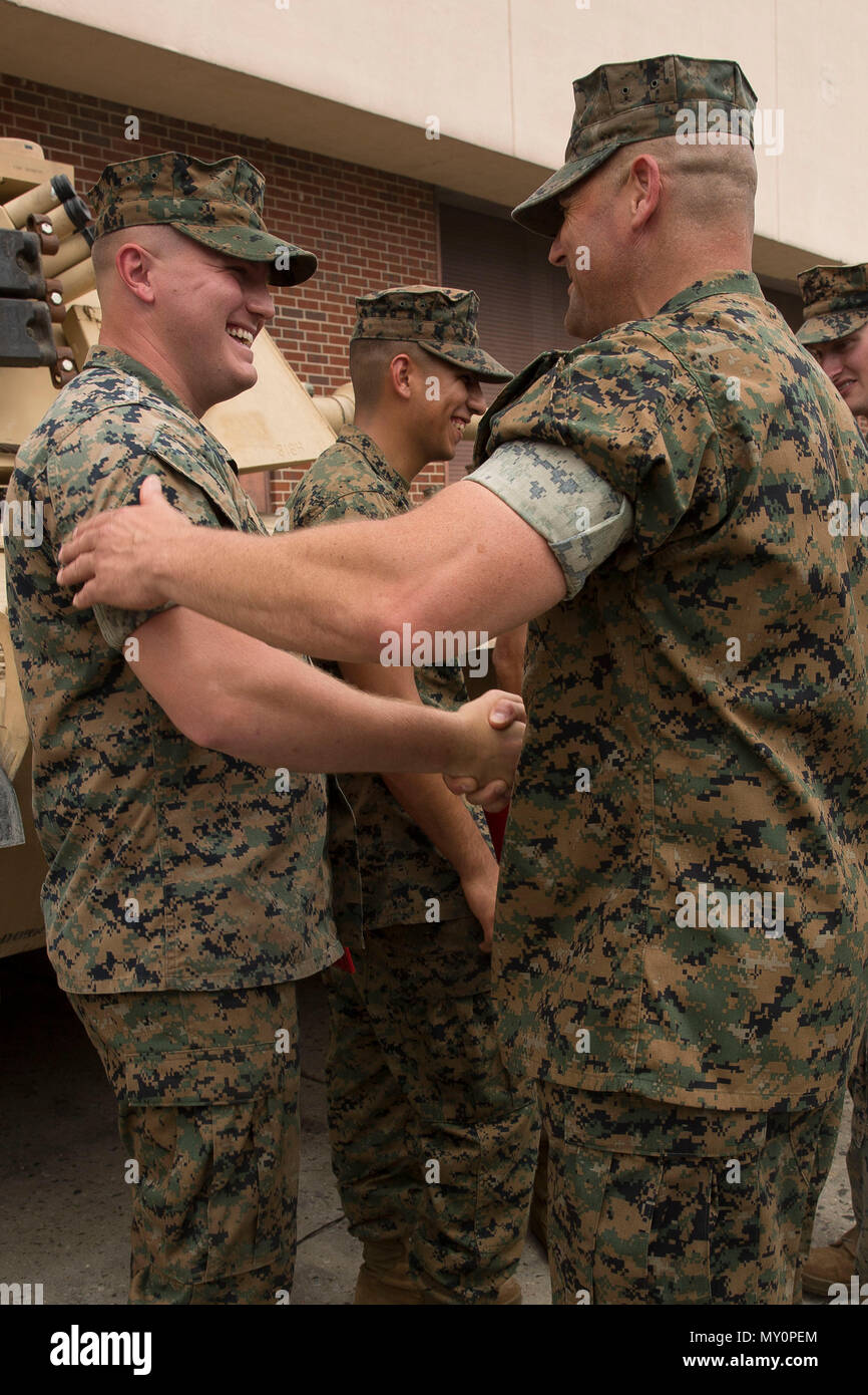 U.S. Marine Corps Sgt. Maj. Alex M. Dobson, sergeant major, 2nd Marine ...