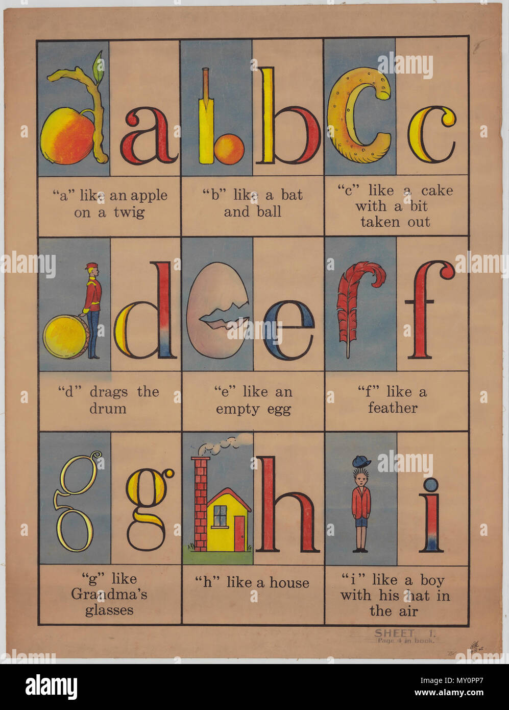 1940s school poster hi-res stock photography and images - Alamy