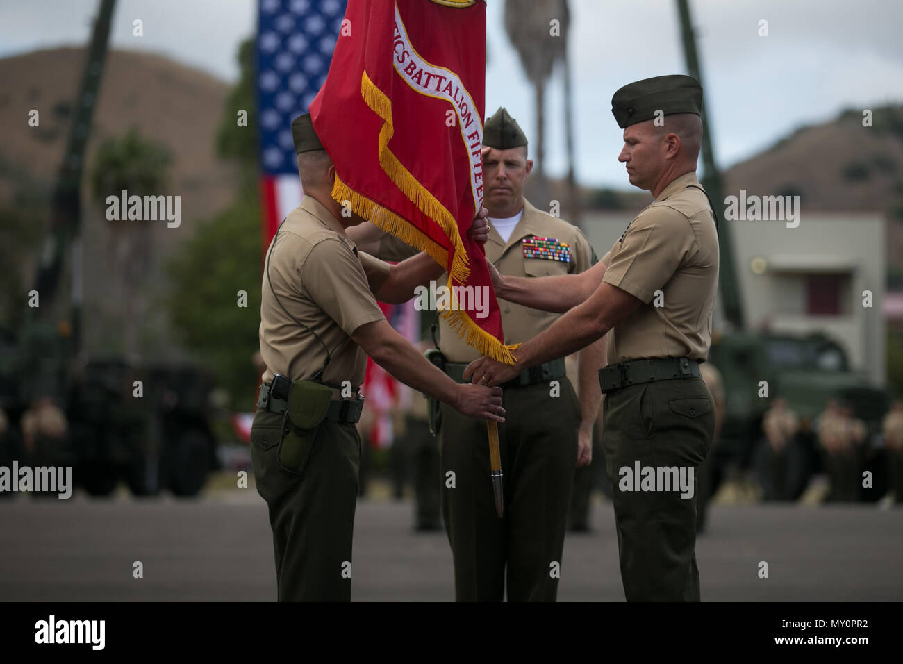 U.S. Marine Corps Lt. Col. James Stover, former commanding officer of ...