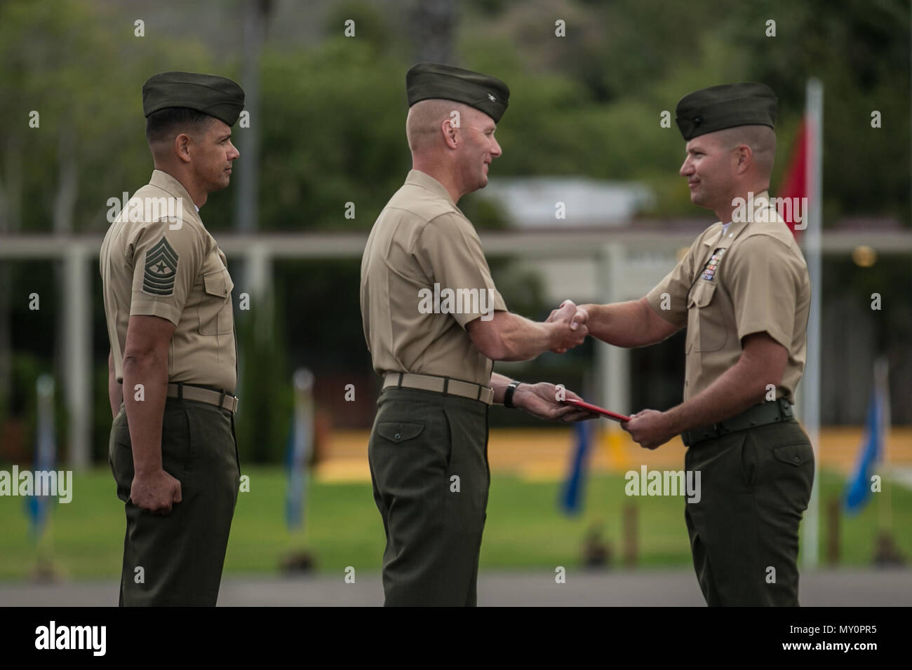 U.S. Marine Corps Lt. Col. James Stover, former commanding officer of ...
