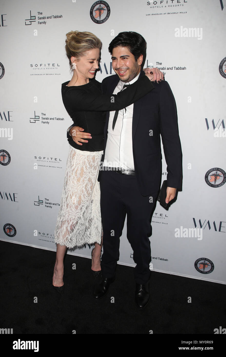 Syrian American Medical Society Event - Arrivals Featuring: Amber Heard ...