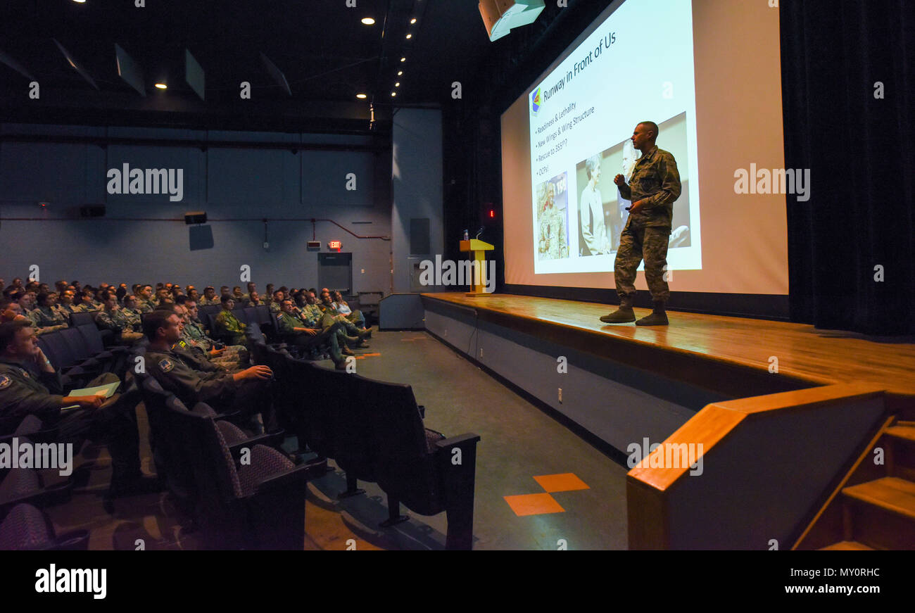 Col. Scott Campbell, 355th Fighter Wing commander, hosts his final all ...