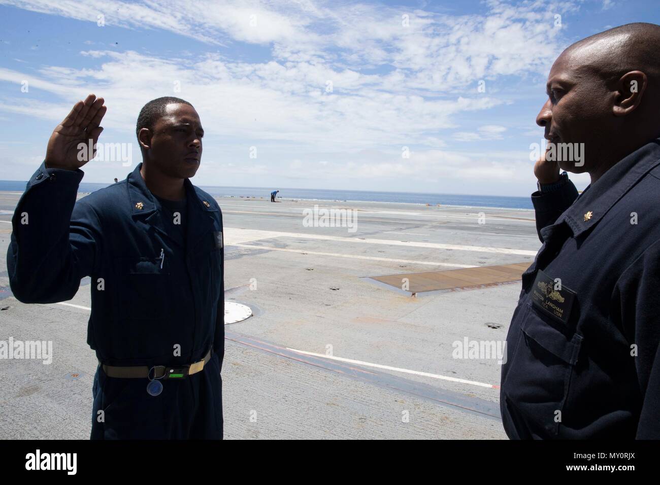 ATLANTIC OCEAN (June 1, 2018) -- Chief Engineman Robert Fuller, from ...